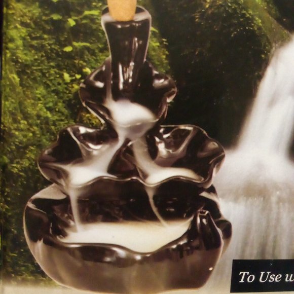 Accents | One Waterfall Garden Incense Holder With Incense | Poshmark